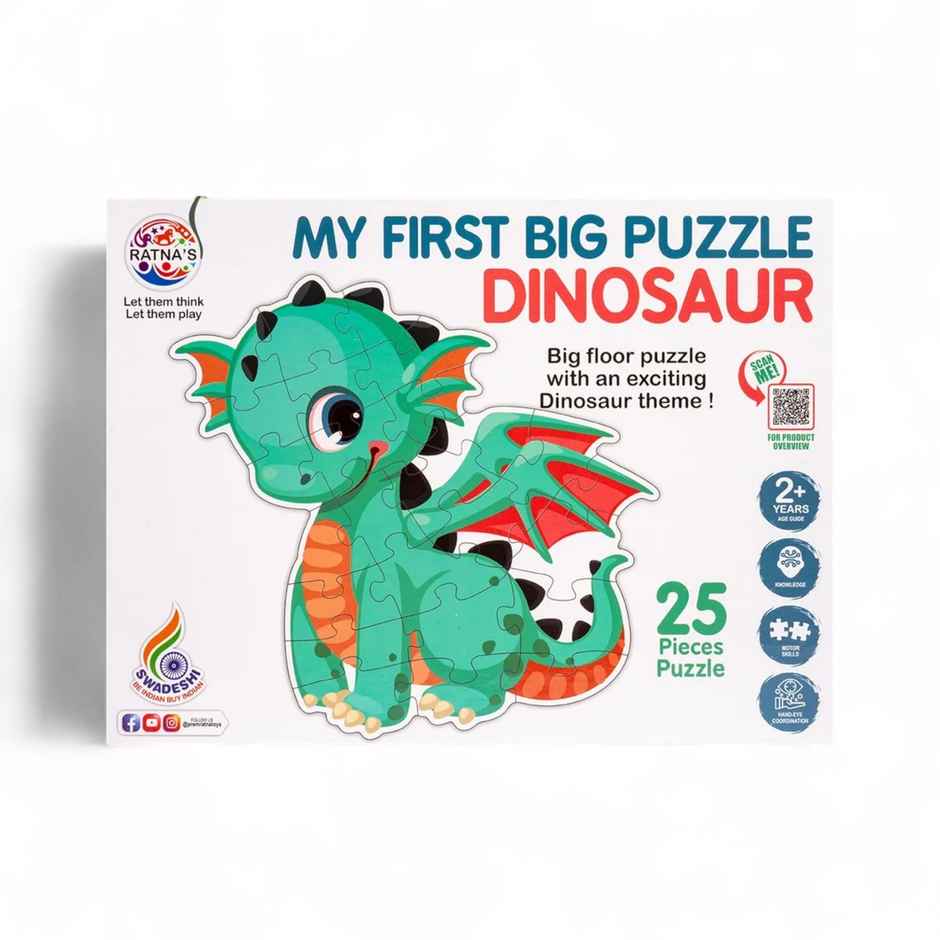 Ratna's My First Big Puzzle Dinosaur - Buy at ₹280 Online | Instant ...