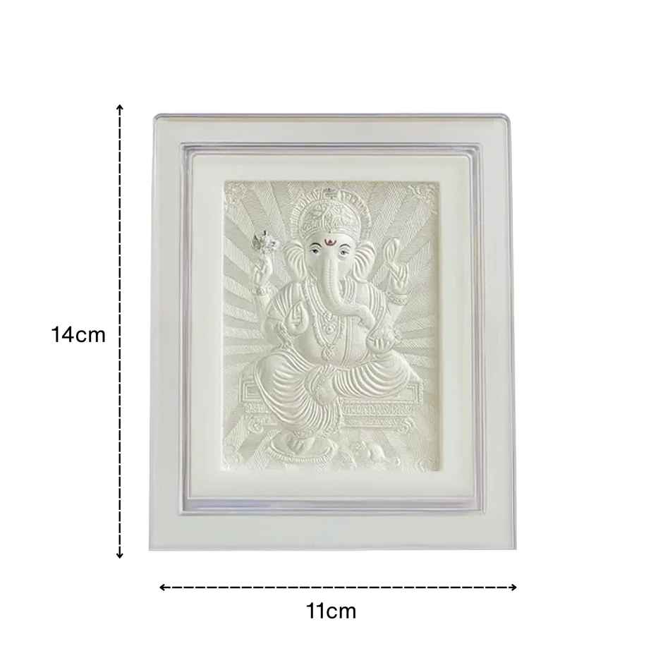 Buy Ganpati Silver Frame | 999 Purity | P N GADGIL JEWELLERS Online ...