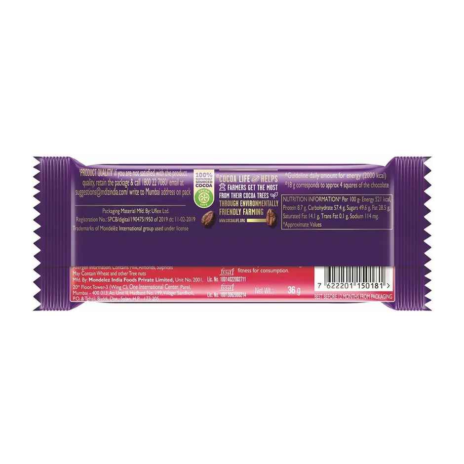 Cadbury Dairy Milk Fruit & Nut Chocolate Bar Pack - Buy at ₹80 Online ...