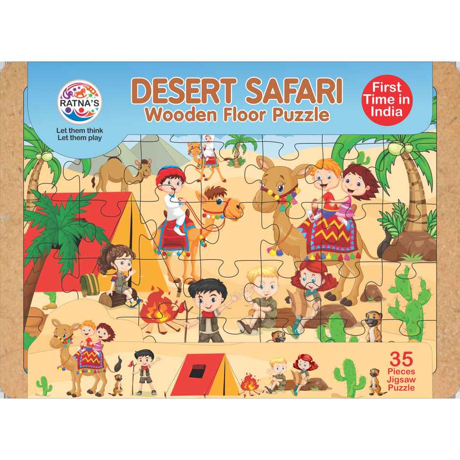 Buy Ratna's Desert Safari Wooden Floor Puzzle Online - Price @ ₹192 ...