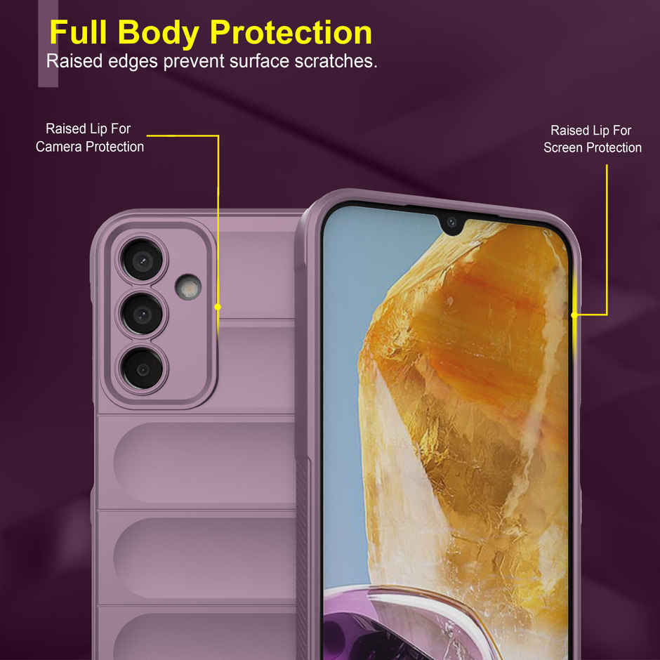 Buy Zapcase Back Cover for Samsung Galaxy M35 5G | Magic-Lavender ...
