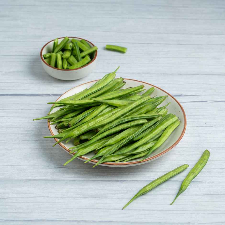 Beans Cluster (Gawar Phali) - Buy at ₹28 Online | Instant Delivery - Zepto