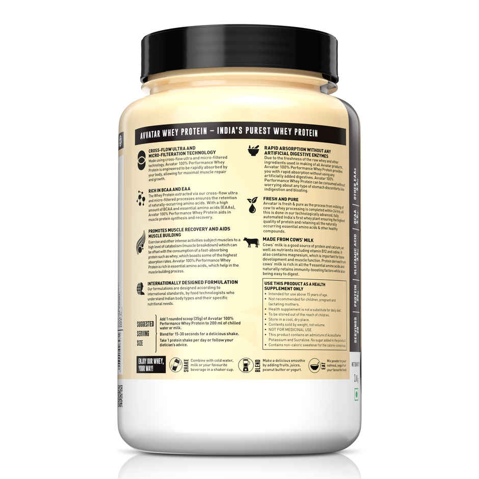 Buy Avvatar Performance Whey Protein Cold Coffee Online - Price @ ₹2329 ...