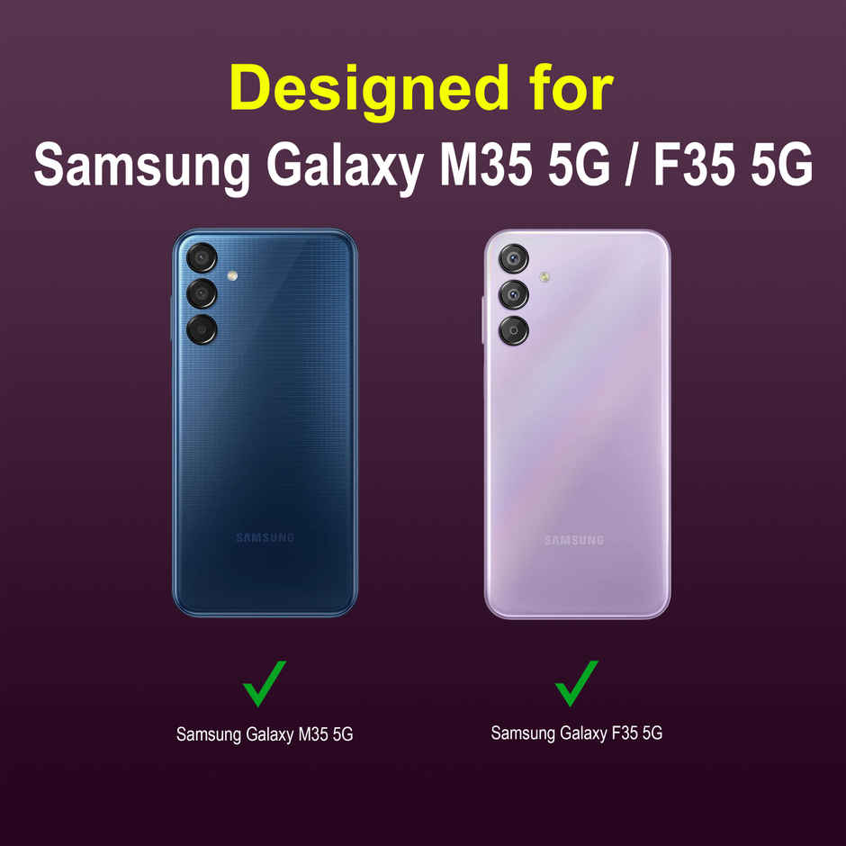 Buy Zapcase Back Cover for Samsung Galaxy M35 5G | Magic-Lavender ...