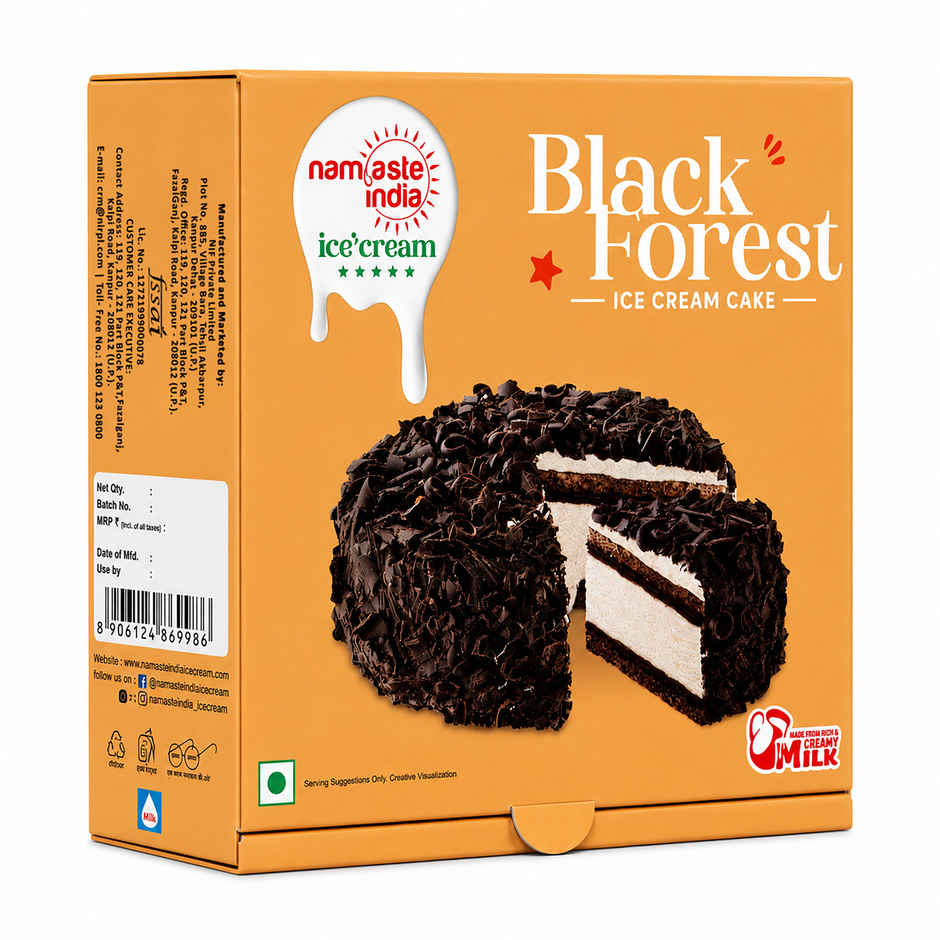 Namaste India Black Forest Ice Cream Cake - Buy at ₹285 Online ...