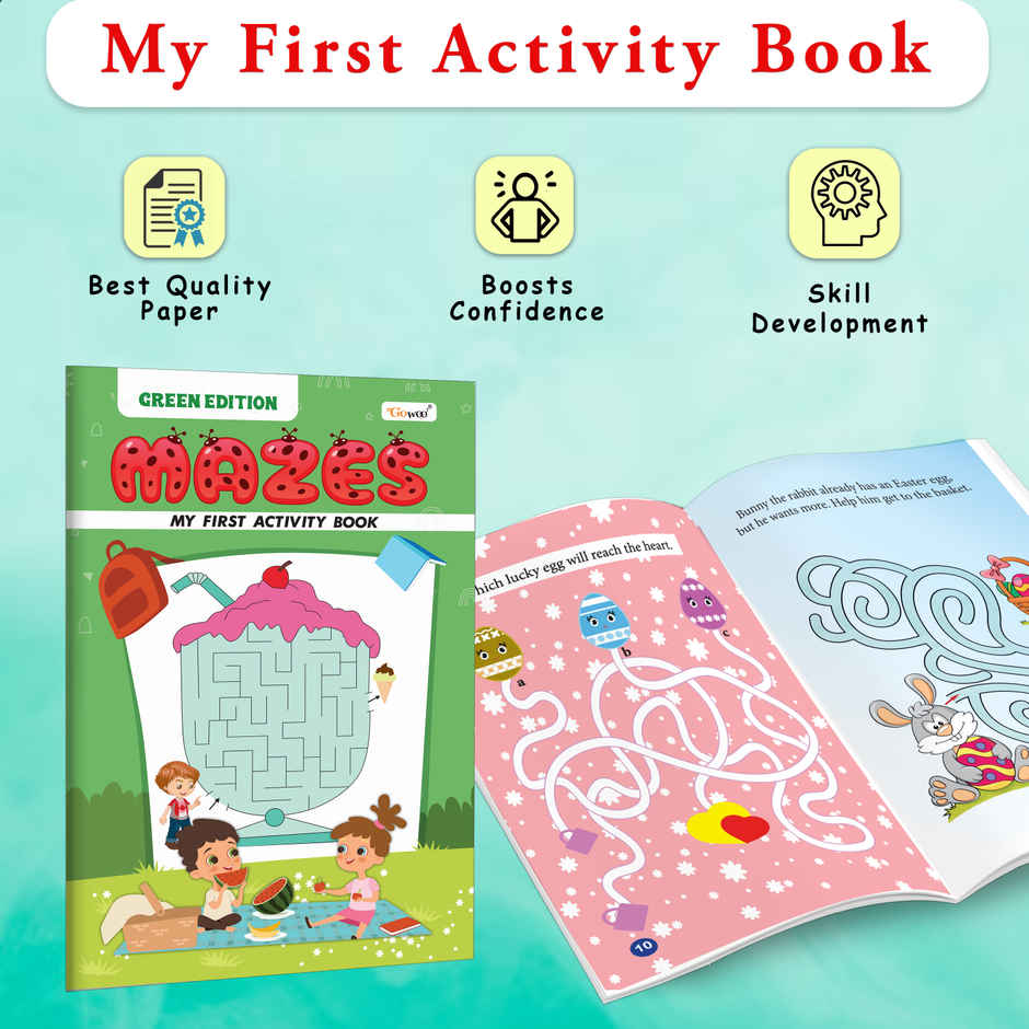 Buy My First Activity Book Mazes | Preschool Activity Book | Workbook ...