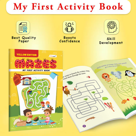 Buy My First Activity Book Mazes | Brain Boosting And Fun Activity Book ...