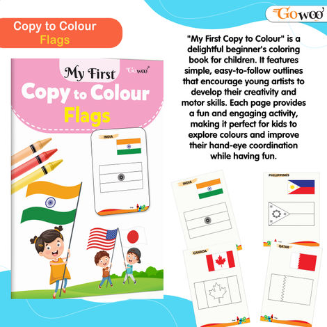 Buy My First Copy To Colour - Flags | Educational Colouring Book ...