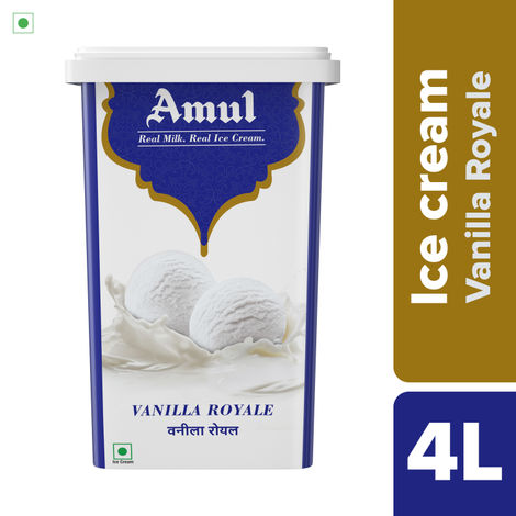 Buy Amul Vanilla Ice Cream Tub Online - Price @ ₹445 | Instant Delivery ...