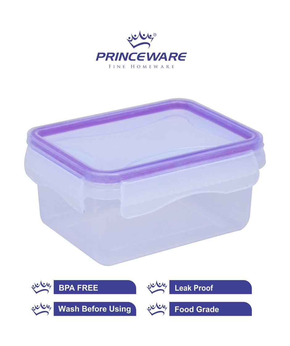 Buy Princeware Click N Seal Tall Container 500 ml | 133 x 103 x 64mm Online - Price @ ₹66 ...