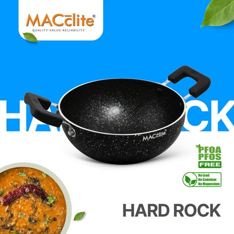 Buy Macclite Non Stick Hard Rock Miniso Kadai 16 cm Online - Price ...