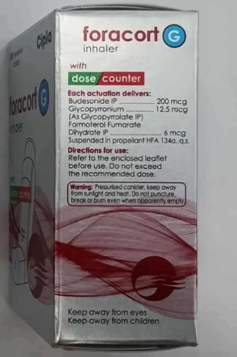 Buy Foracort G Inhaler Online - Price @ ₹844 | Instant Delivery | Zepto