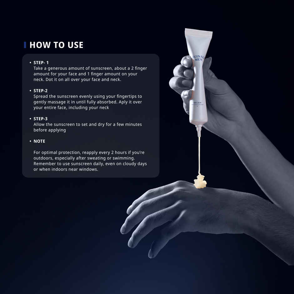 Buy REGINALD MEN Moisturising Sunscreen - SPF 50+ PA++++ For Tan Free ...