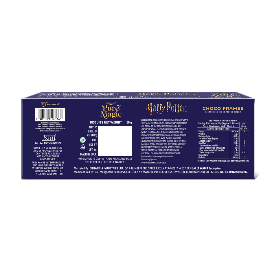 Buy Britannia Pure Magic Choco Frames Online - Price @ ₹50 | Instant ...