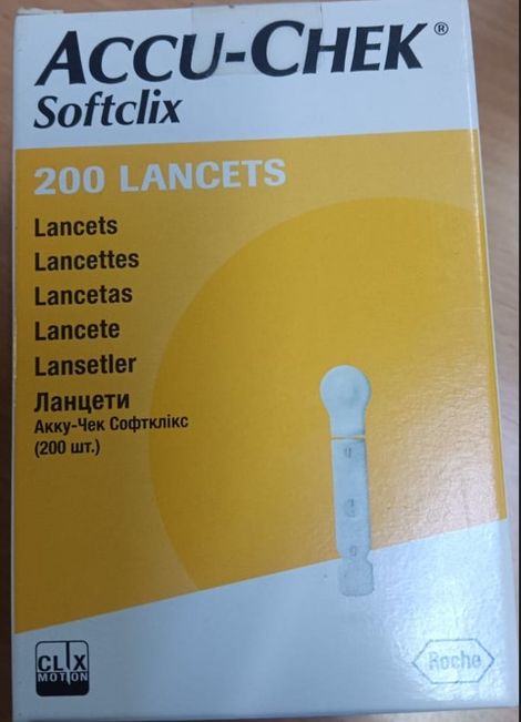 Buy Accu-Chek Softclix Lancet Online - Price @ ₹540 | Instant Delivery ...