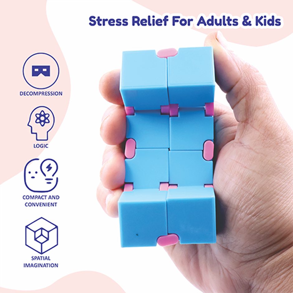 Aditi Toys Fidget Cube for Anxiety Relief-Durable & Safe, ABS Plastic ...