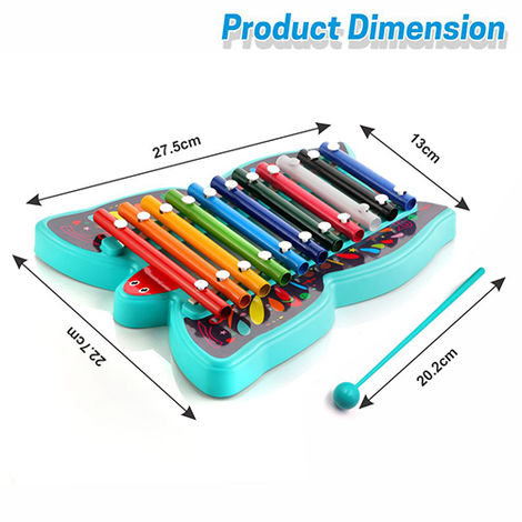 Buy Aditi Toys Plastic Musical Butterfly Xylophone Toy, Non-Toxic ...