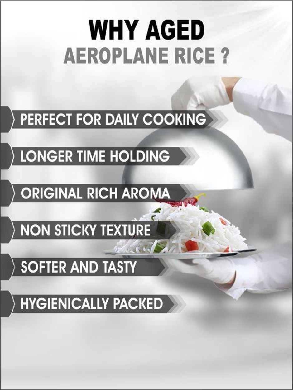 Aeroplane Gold Special Pulav Basmati Rice Full Long Grain & Aged Rice ...