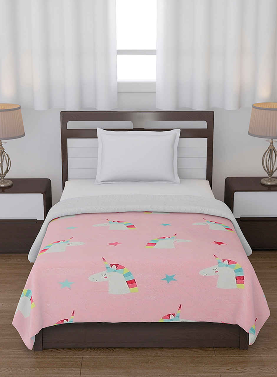 Buy Status Kids Blanket 80 Cm x 120 Cm - Pink Unicorn Online - Price @ ₹496 | Instant Delivery ...