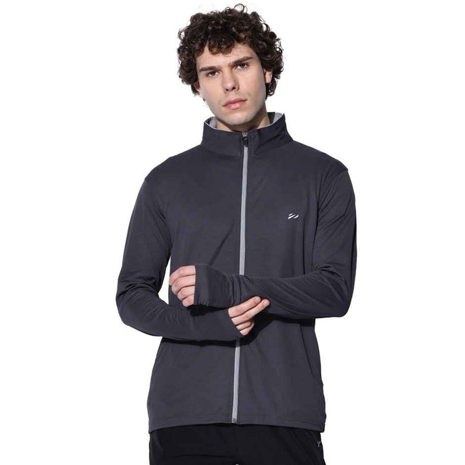 Buy Blue Tyga Men's Sunscreen Jacket - Sje0001 | Charcoal | L Online ...