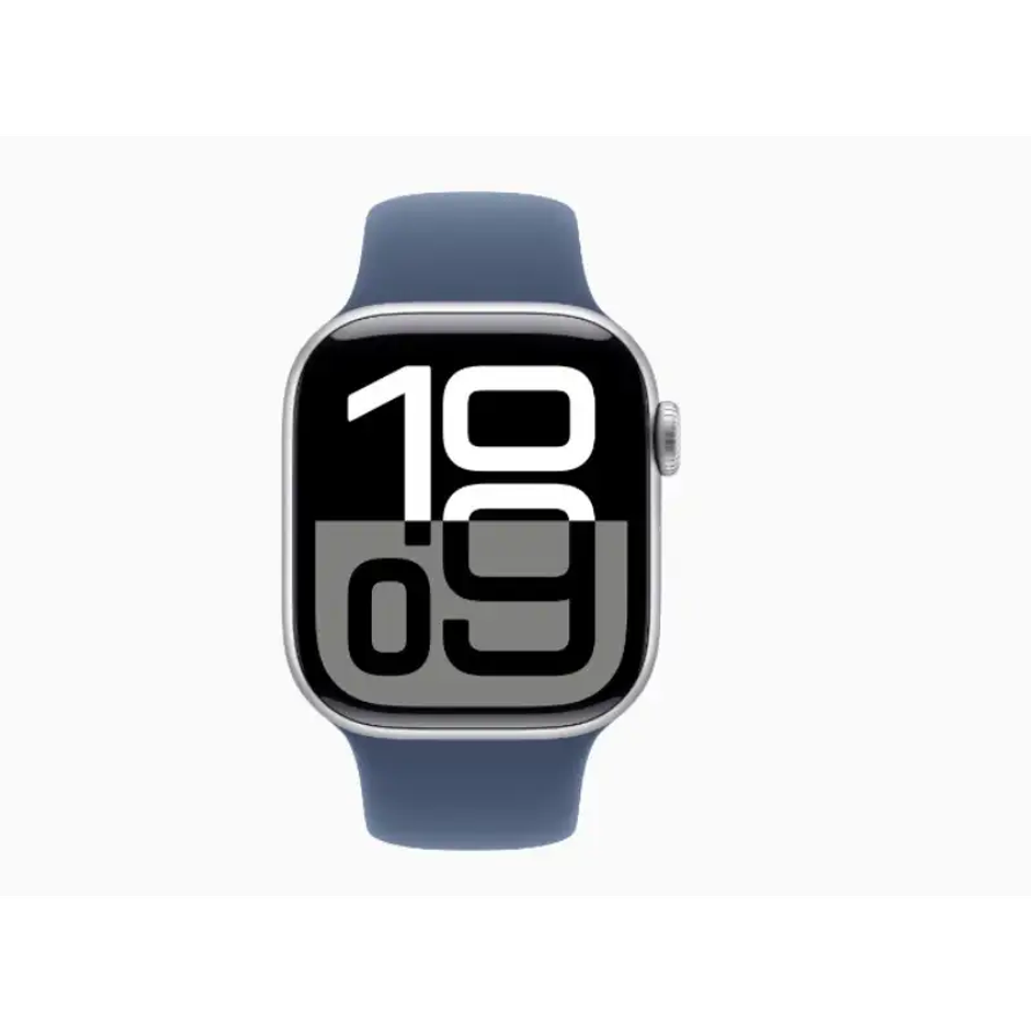 Apple Watch Series 10 GPS + Cellular 46mm Silver Aluminium Case with ...