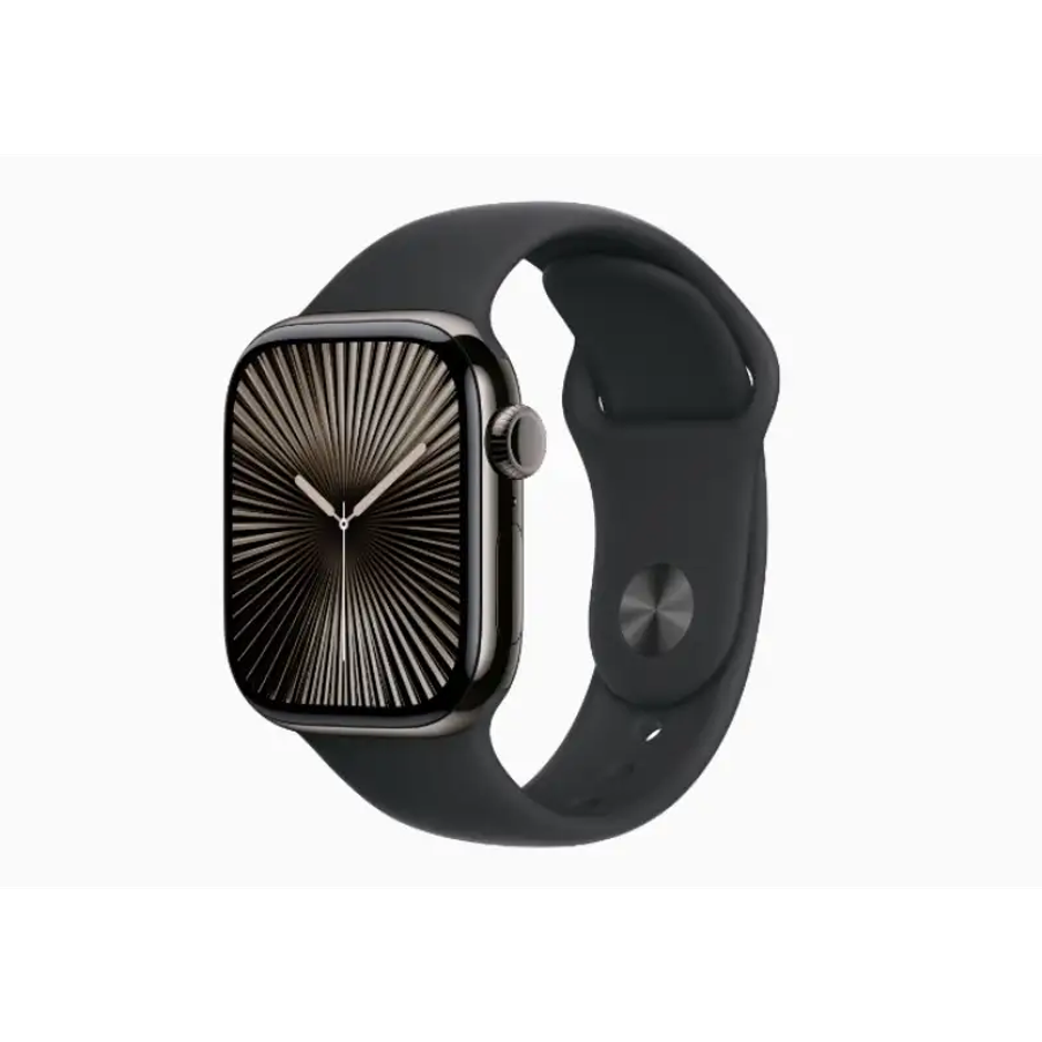 Apple Watch Series 10 GPS + Cellular 42mm Slate Titanium Case with ...