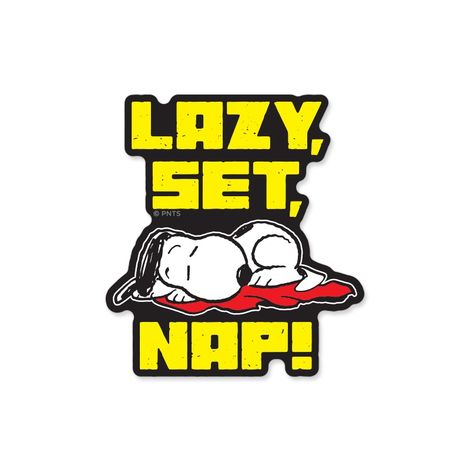 Buy House of Festivals Lazy | Set | Nap! - Peanuts Official Sticker ...