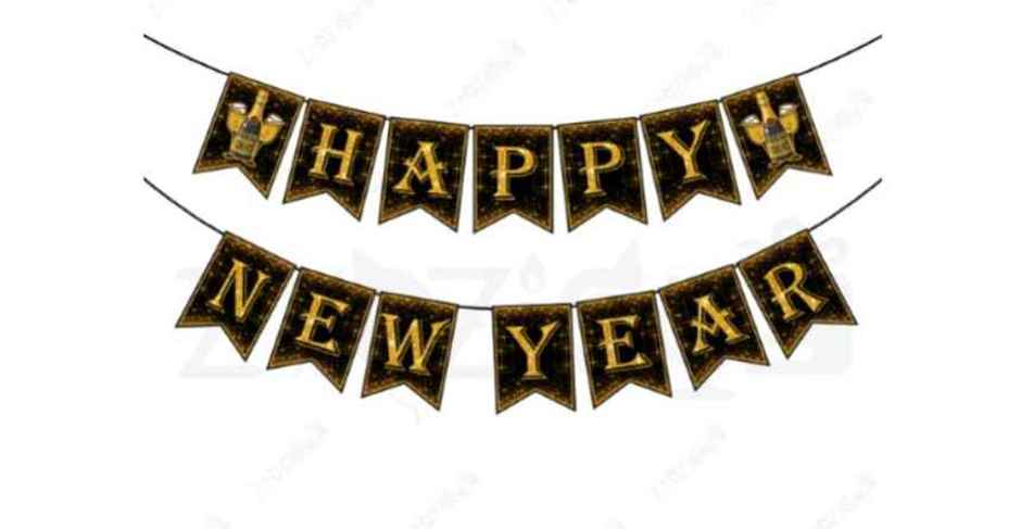 Buy 2026 Banner | New Year Party Decoration | Assorted Design | Propcon ...