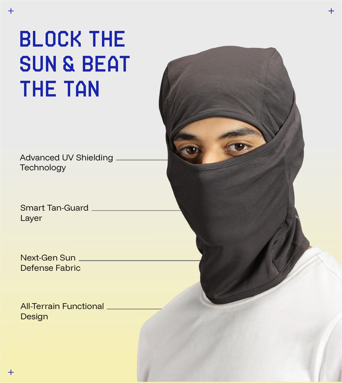 Blue Tyga Sunscreen Face Mask FSE0001 - Buy at ₹647 Online | Instant ...