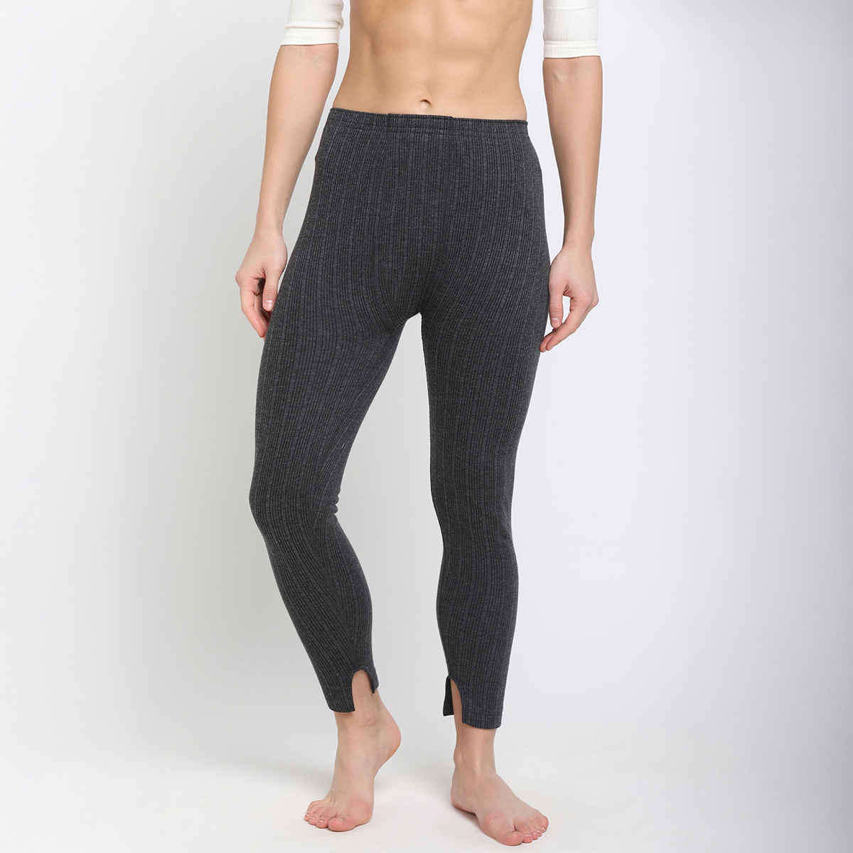 Buy Dixcy Scott Slimz Women's Regular Fit Ankle Length Thermal Trouser ...