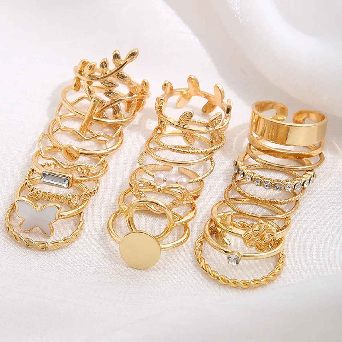 Jewels Galaxy Women Gold-Plated Stackable Finger Rings - Buy at ₹260 ...