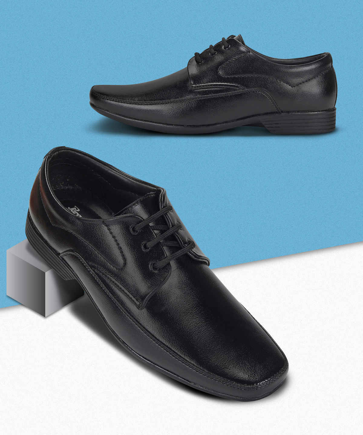 Paragon Men's Black Pvc Formal Shoes K11239G UK 8 - Buy at ₹690 Online ...