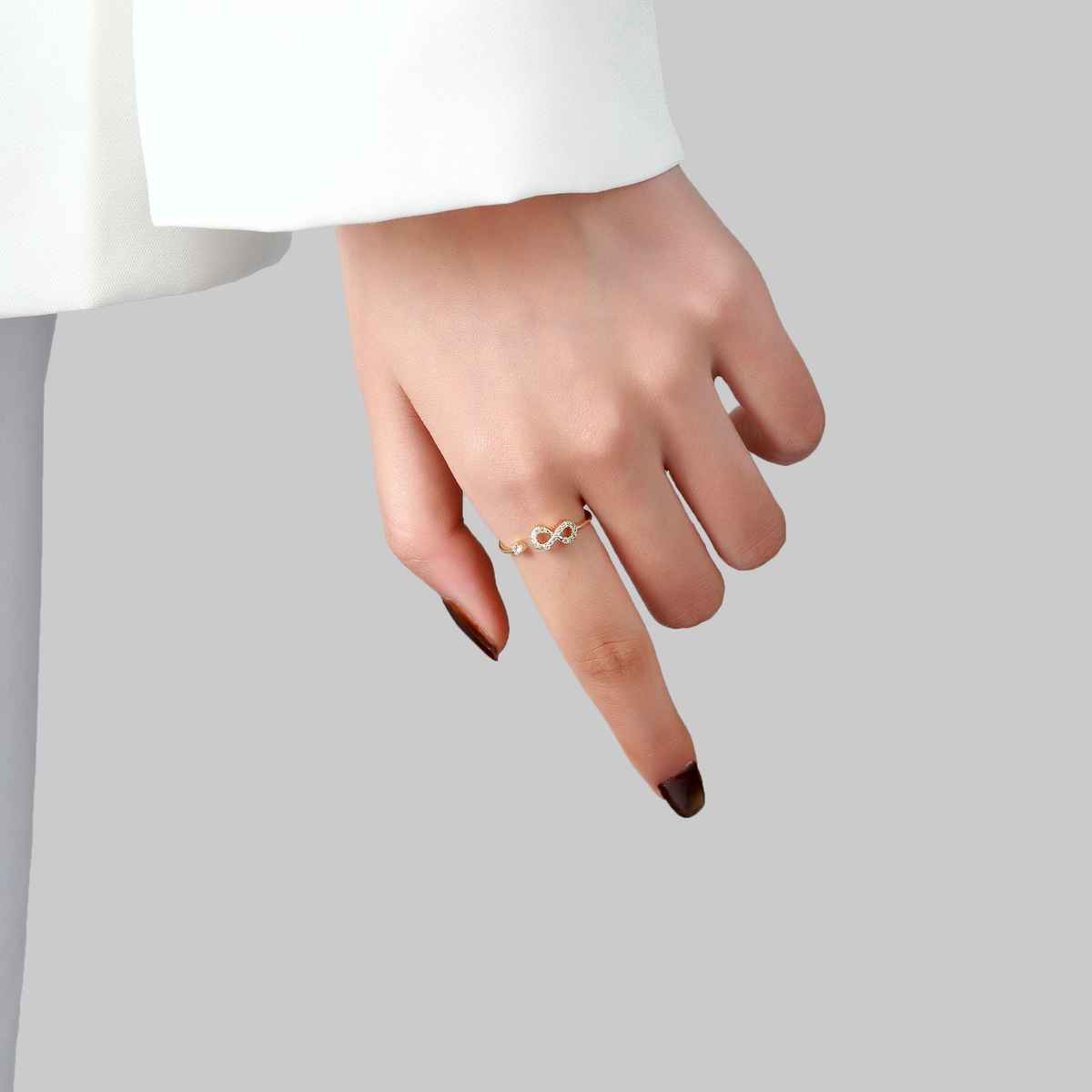 SALTY Beyond Infinity Golden Ring - Buy at ₹399 Online | Instant ...
