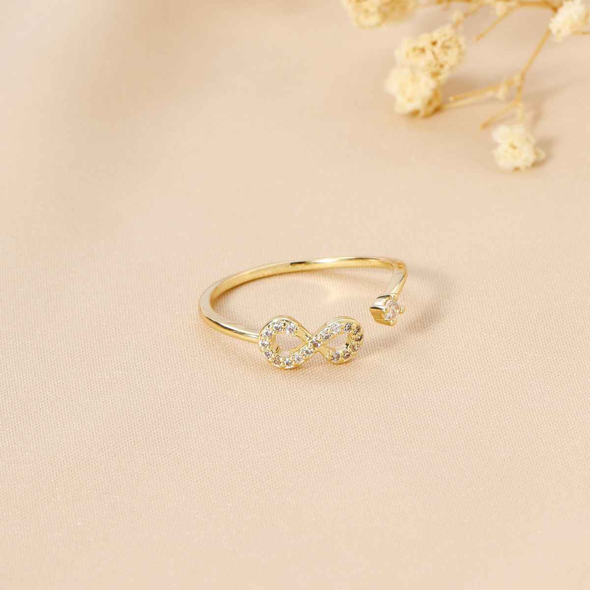 SALTY Beyond Infinity Golden Ring - Buy at ₹399 Online | Instant ...