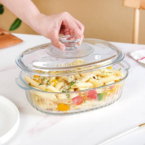 Glass casserole dish store