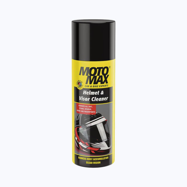 Buy Motomax Helmet & Visor Cleaner 200 ml, Removes Dust, Grime ...