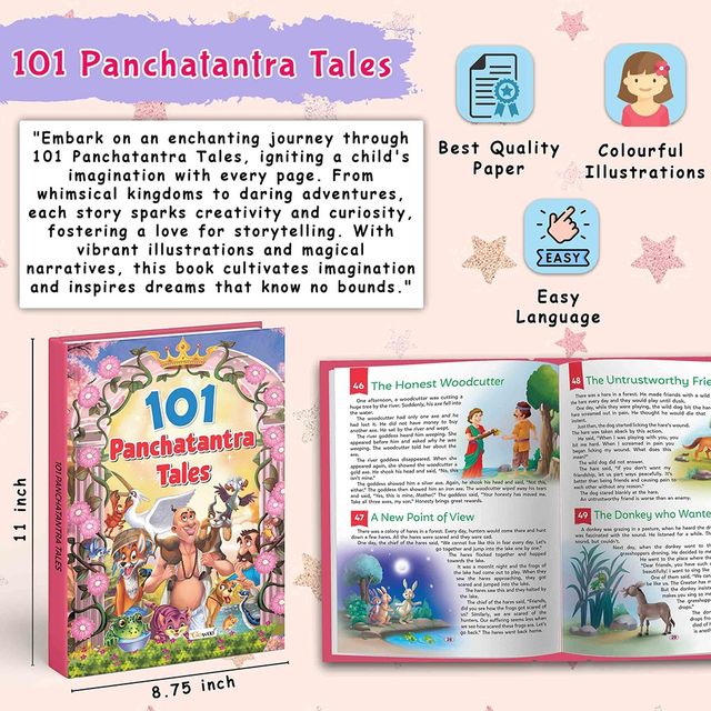 Buy 101 Panchatantra Tales Book | Ages 3-12 | Hardbound - Educational ...