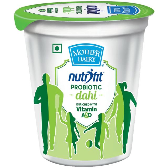 Buy Mother Dairy Nutrifit Probiotic Cup Curd Online - Price @ ₹60 ...