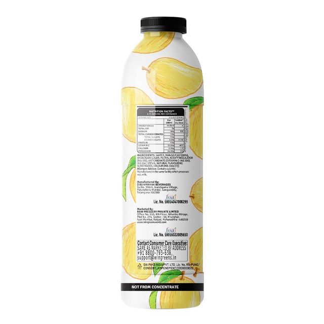 Buy Raw Pressery Refreshers Aam Mango Juice Online - Price @ ₹113 ...