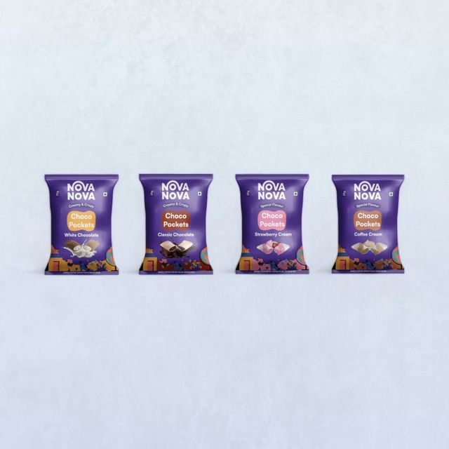 Buy Nova Nova Choco Pockets Variety Pack Pack of 4 Online - Price ...