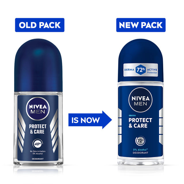 Buy Nivea Protect & Care Deodorant Roll On For Men Online - Price ...