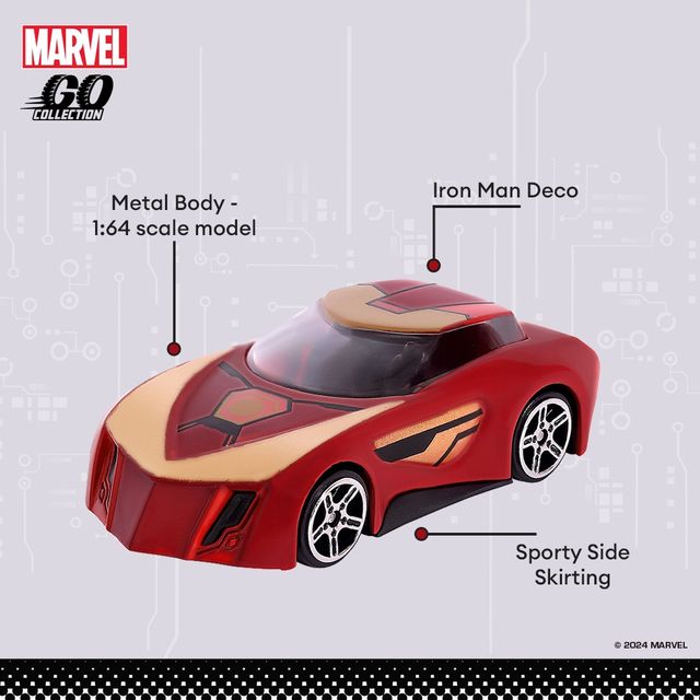 Buy Hasbro Marvel Go | Iron Man - Diecast Toy Car Online - Price @ ₹169 | Instant Delivery | Zepto