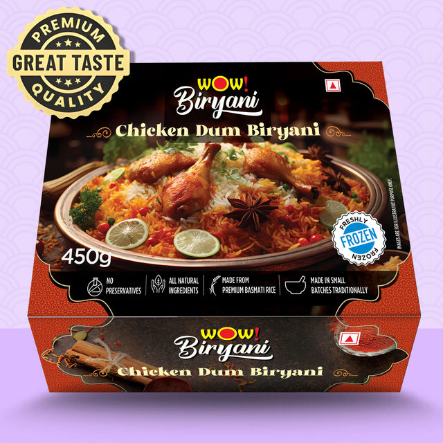 Buy Wow! Chicken Dum Biryani Online - Price @ ₹157 | Instant Delivery ...