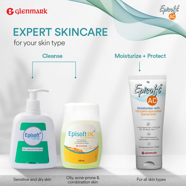 Buy Glenmark Episoft Ac Moisturizer With Sunscreen Spf 30+ at ₹550 ...