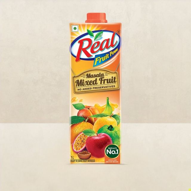 Buy Real Fruit Power -Masala Mixed Fruit Juice Tetrapack at ₹84 ...