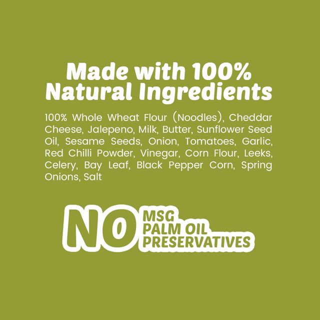 Buy Yu Jalapeno Cheese - 100% Whole Wheat Instant Noodles | Pack Of 2 ...