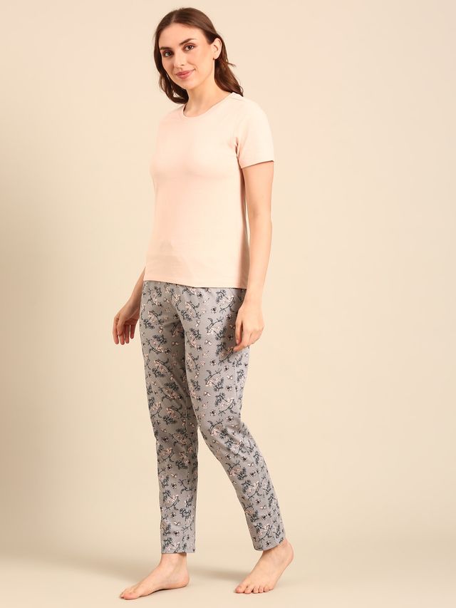 Buy Pepe Jeans Premium Cotton Night Suit | Soft And Comfortable, Grey ...