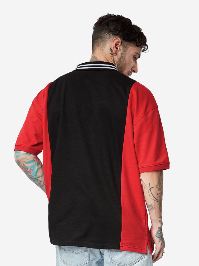 Buy The Souled Store Men's Deadpool Logo Oversized Polo | Red - XL ...