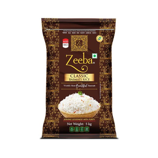Buy Zeeba Classic Aged Basmati Rice Extra Long Rice Online - Price ...