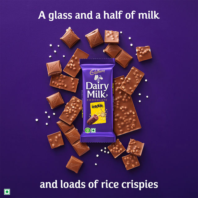 Buy Cadbury Dairy Milk Crackle Chocolate Bar Online - Price @ ₹55 ...